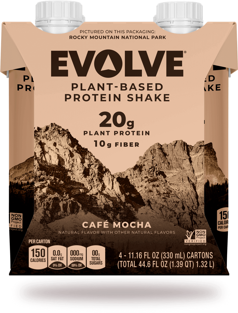 Plant Based Café mocha Shakes | Great Taste | Evolve | Evolve™